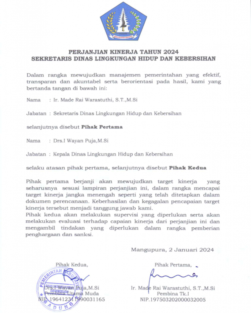 PK INDIVIDU 2024 | Dislhk Badung